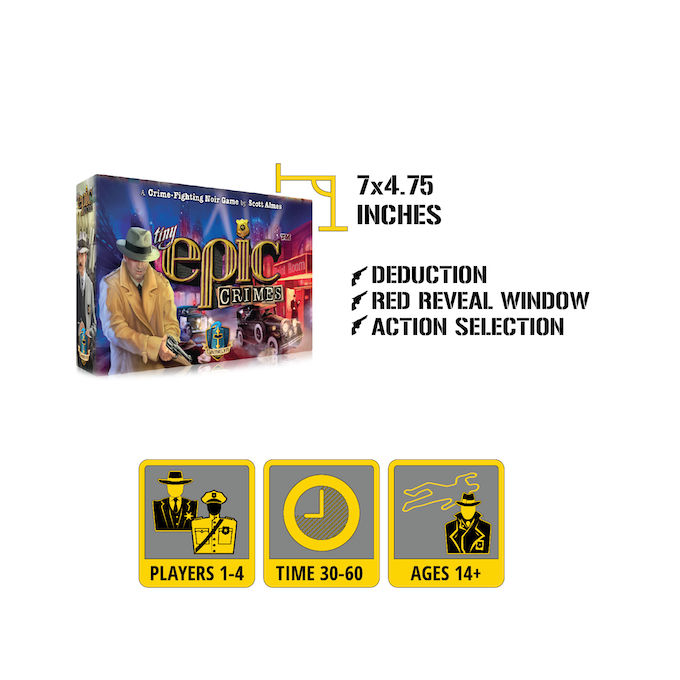Jual Tiny Epic Crimes Board Game Kickstarter Edition | Shopee Indonesia