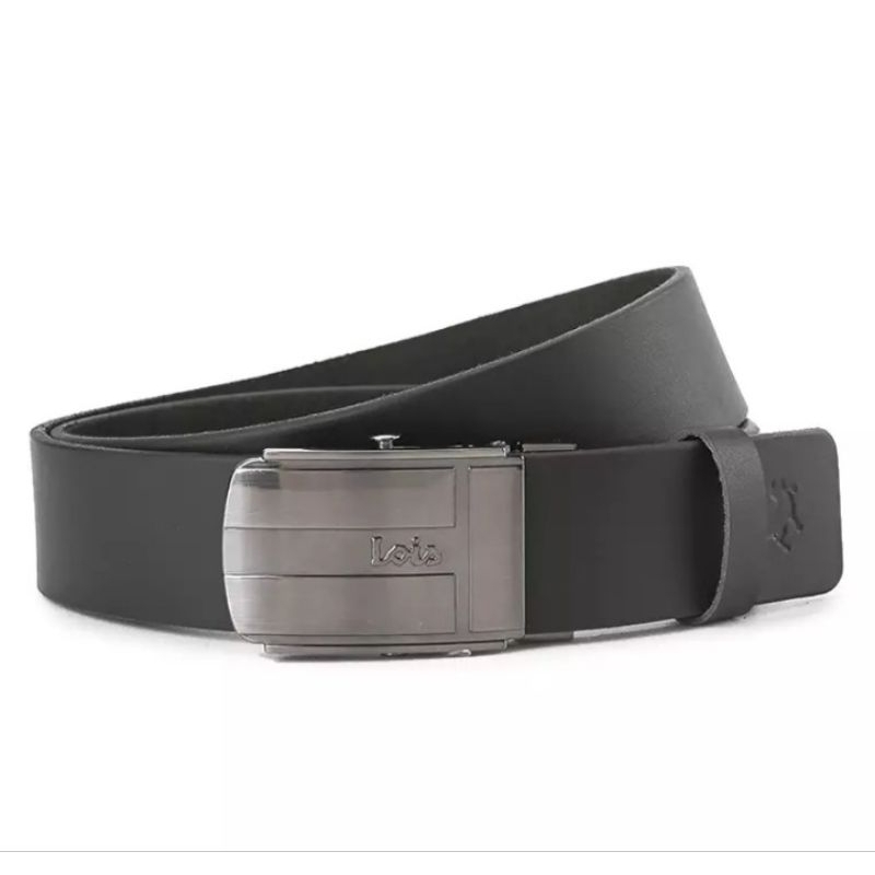 Jual Gesper Kulit Pria Original Lois B389NBLN Hitam | Shopee Indonesia