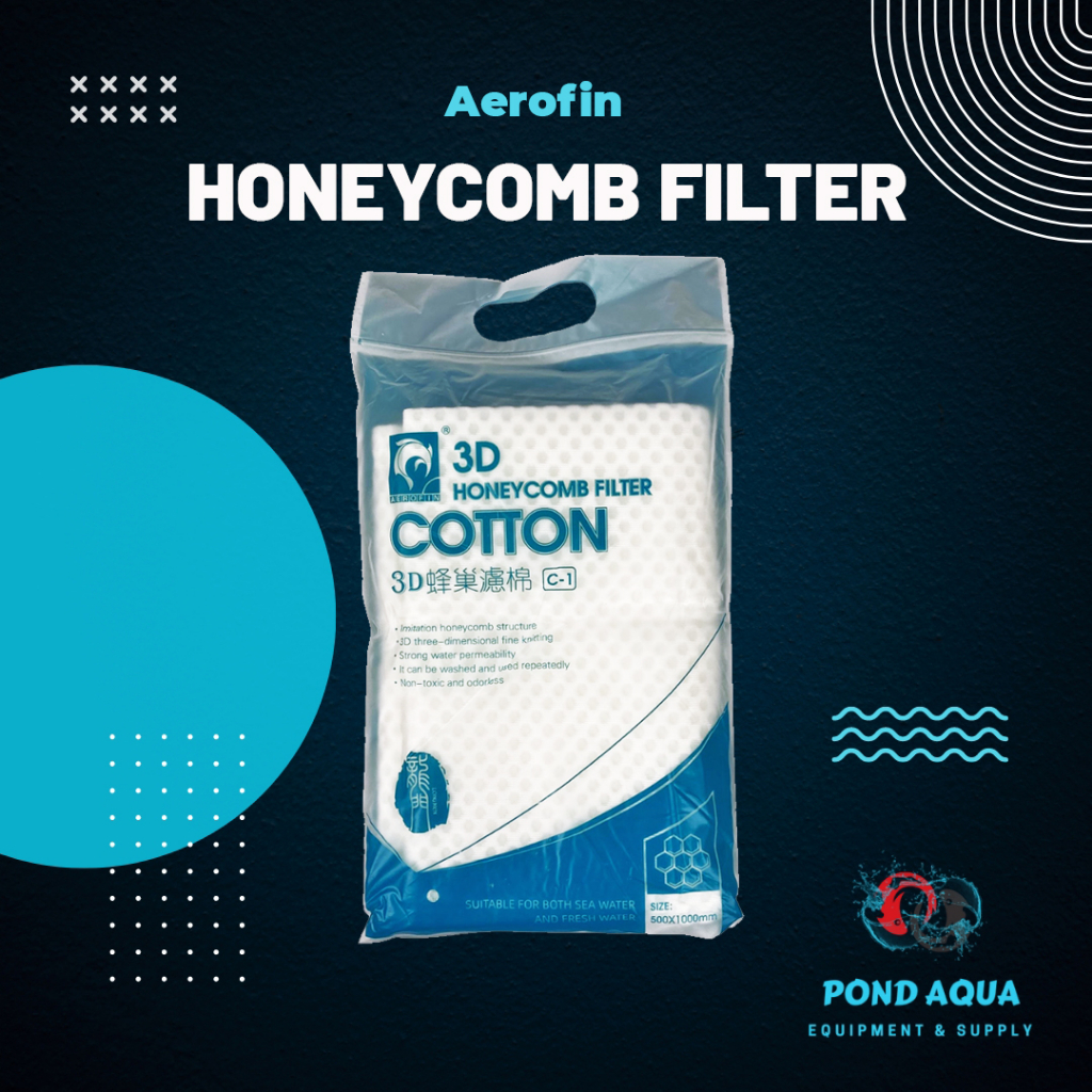 Jual Media Filter Aquarium Kolam Kapas 3D Busa Foam Honeycomb | Shopee ...