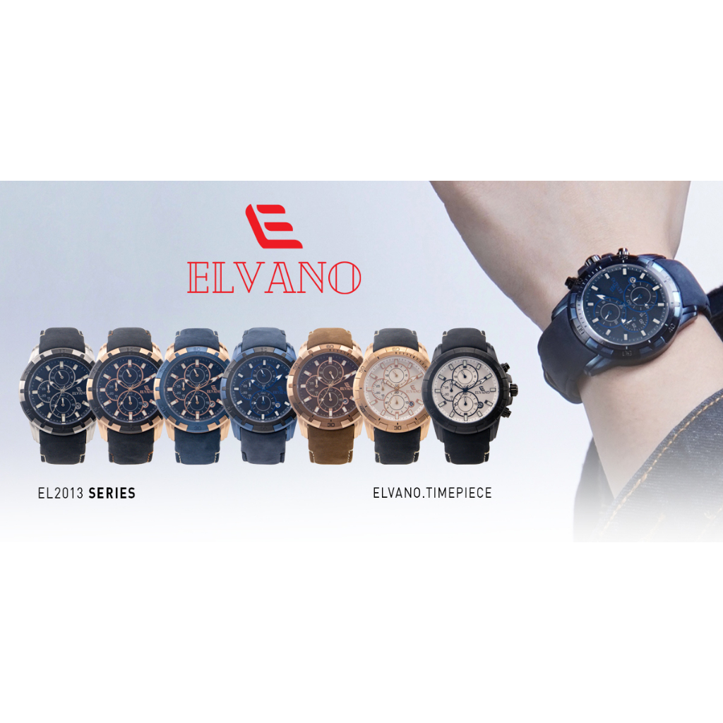 Jual ELVANO Men's Watches EL2013 Series | Shopee Indonesia