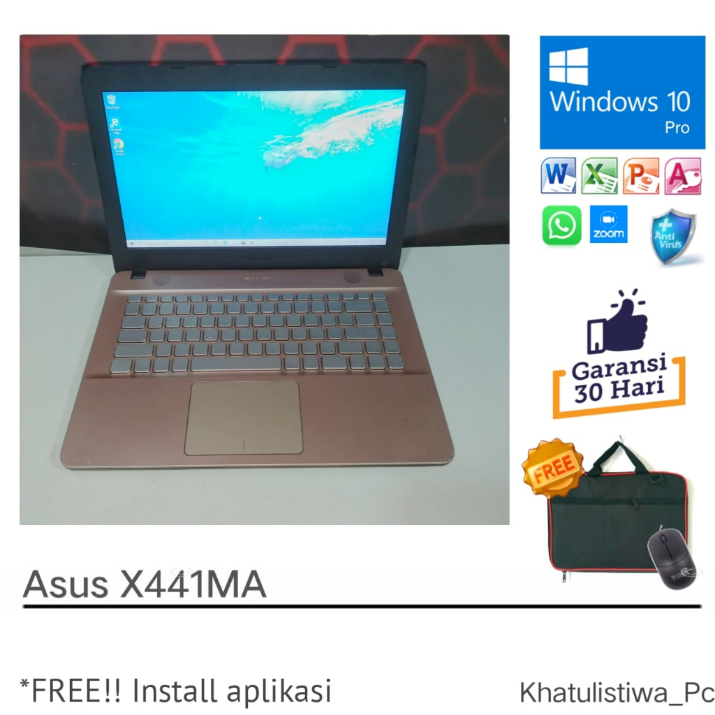 Jual Laptop Asus X441MA Intel N4000 RAM 4GB HDD 1TB - Windows 10 ...