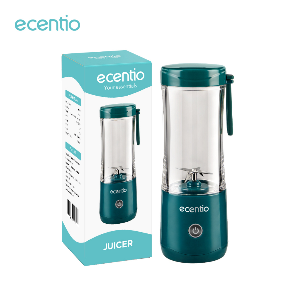 Jual ecentio Kaca blender juicer mini jus 380 ml+380 ml Usb jus 8 mata pisau/380ml 6 mata pisau ...