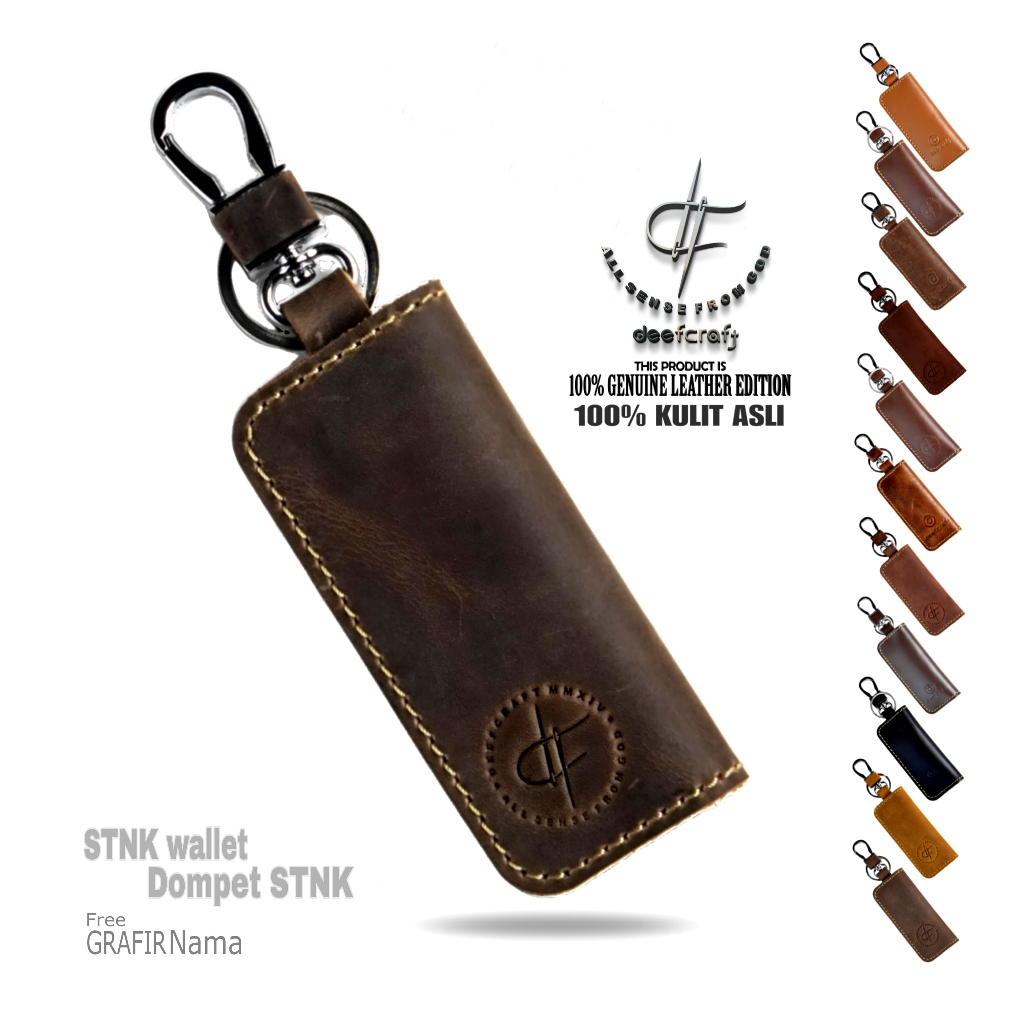 Jual Dompet STNK kulit asli (CH) / gantungan kunci motor / mobil ...