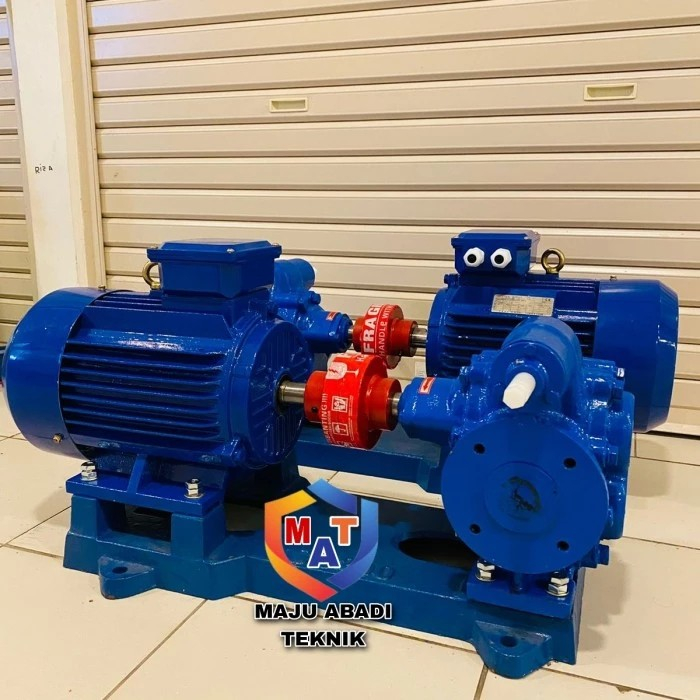 Jual Pompa Gear Pump KCB-300 Pompa Cairan kental 300LPM 4KW 5,5HP 380V ...