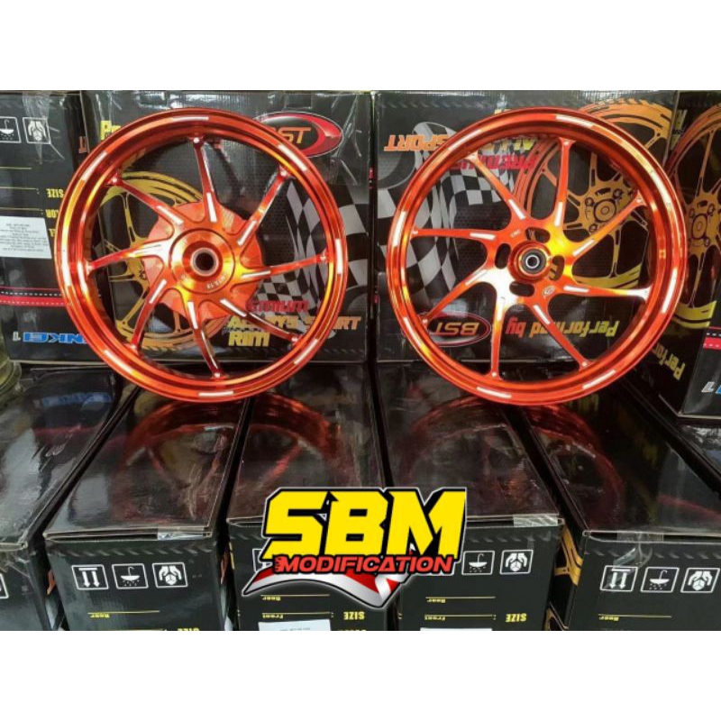 Jual Velg BST Vietnam PNP Vario 125 150 Ring 14 CNC Oren Dan Hitam ...