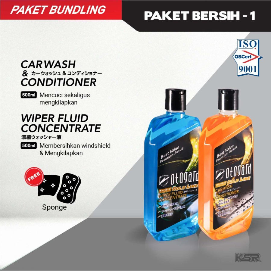 Jual [ORIGINAL] Otogard Paket Bundling Car Shampoo 500ml + Wiper Fluid ...