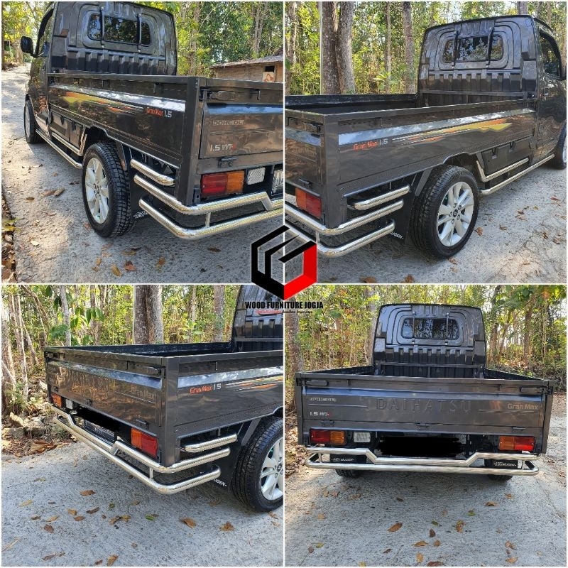 Jual Variasi Grand max pick up / perisai samping stenlis / pelindung ...