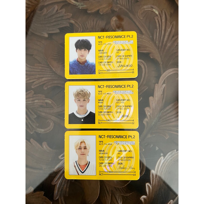 Jual Ready Stock / Official Photocard / Photocard NCT / ID Card NCT ...