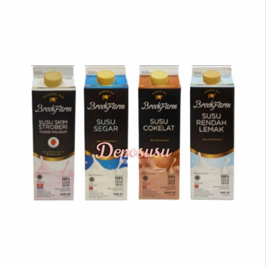 Jual Freshmilk BROOKFARM Susu Segar 946ml | Shopee Indonesia
