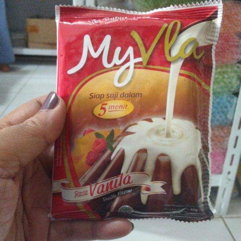 Jual MY VLA RASA VANILA VLA BUBUK INSTAN 60 g Vla Nutrijell | Shopee ...