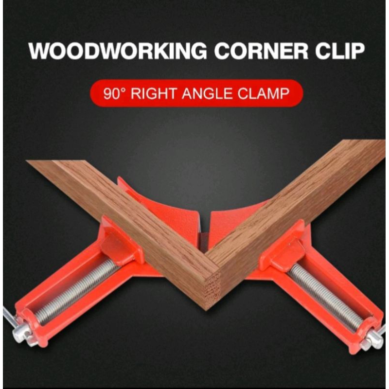 Jual Clem Jepit Kayu Cornor 90 Drajat/frame Penjepit Kayu | Shopee ...