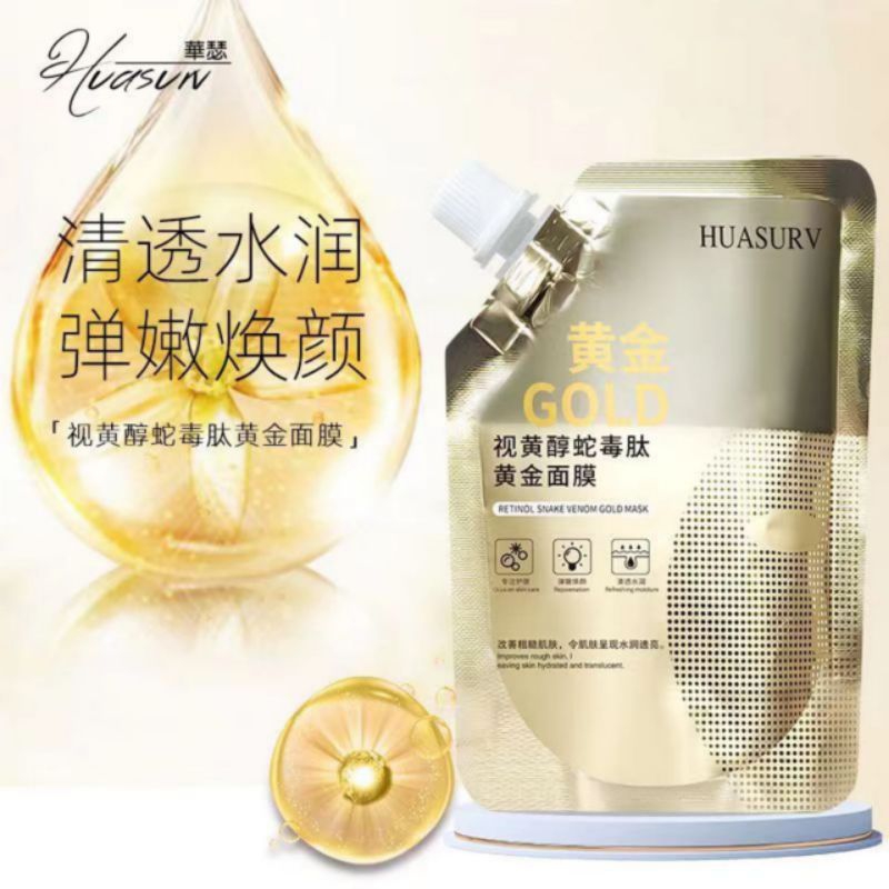 Jual Masker Gold Retinol Snake Venom | Shopee Indonesia