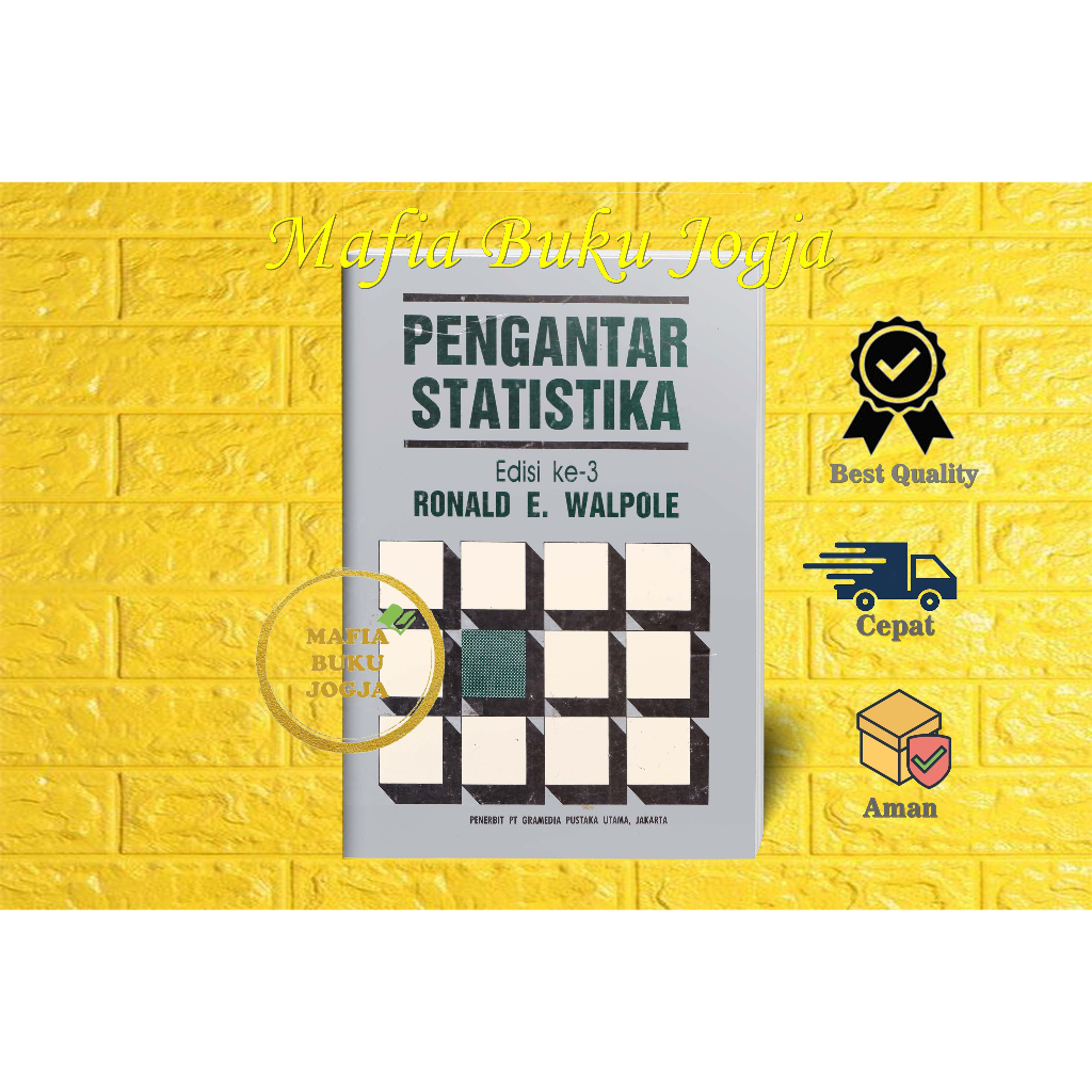 Jual PENGANTAR STATISTIKA EDISI KETIGA 3 - RONALD WALPOLE | Shopee ... Jual PENGANTAR STATISTIKA EDISI KETIGA 3 - RONALD WALPOLE | Shopee ...