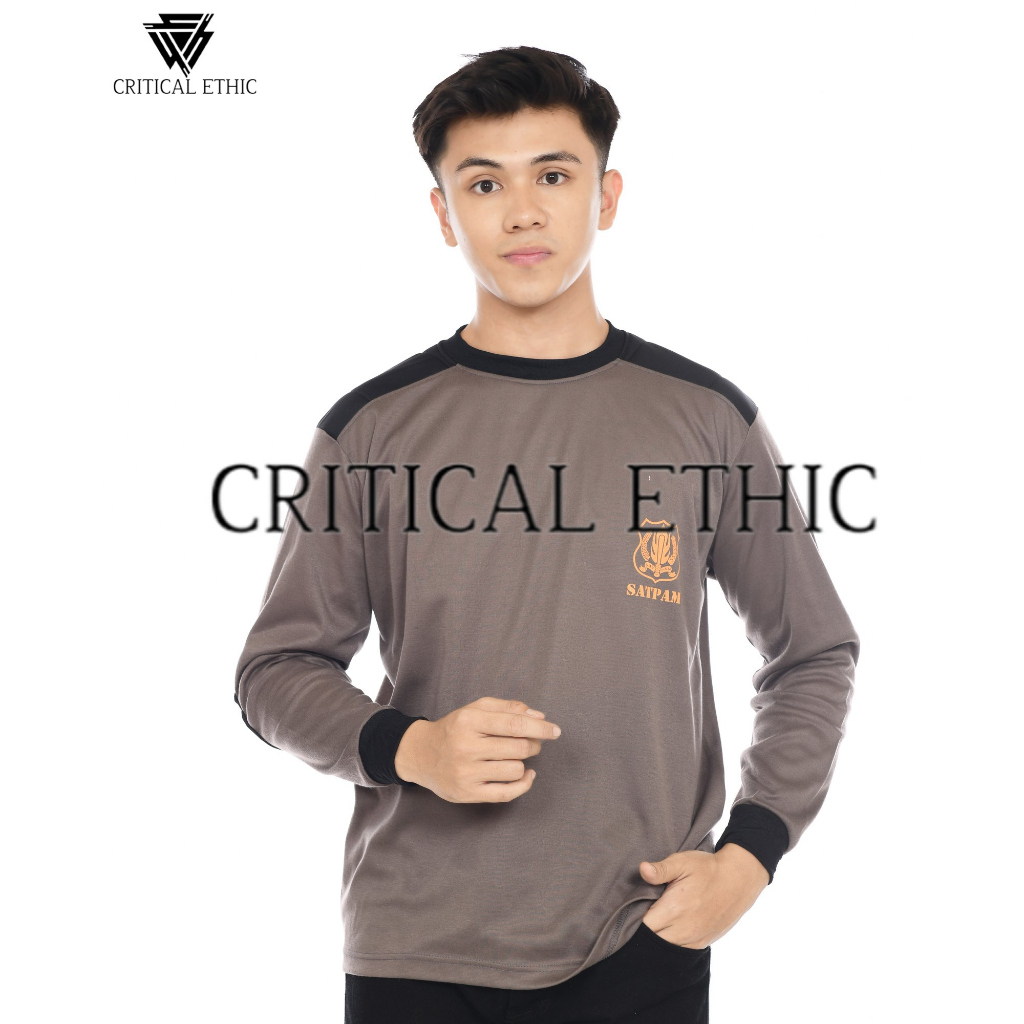 Jual CRITICAL: KAOS SATPAM LENGAN PANJANG KAOS MURAH BISA COD DECKER ...