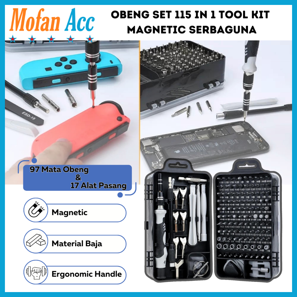 Jual Obeng Set Terlengkap & Harga Terbaru Mei 2026 | Shopee Indonesia
