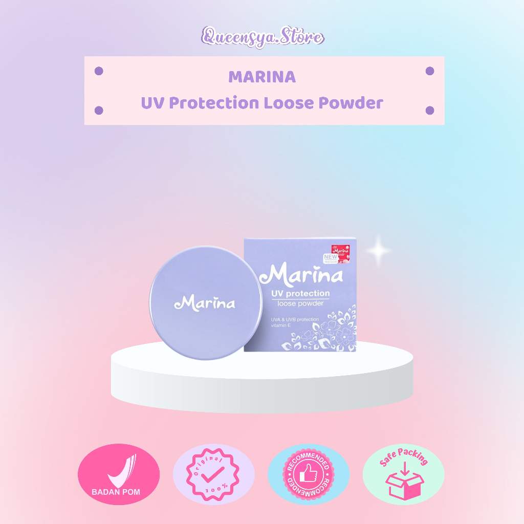 Jual MARINA UV Protection Loose Powder | Shopee Indonesia