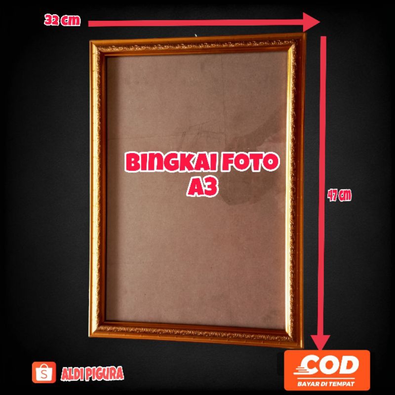 Jual bingkai foto A3 uk 32x47 cm | Shopee Indonesia