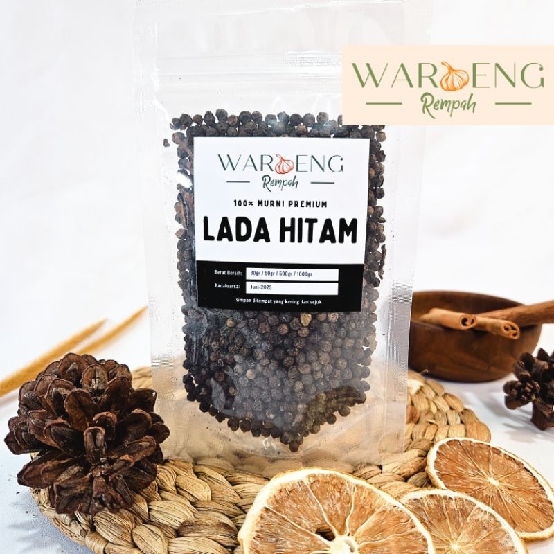 Jual Lada Hitam Utuh / Whole Black Pepper / Waroeng Rempah Murah ...