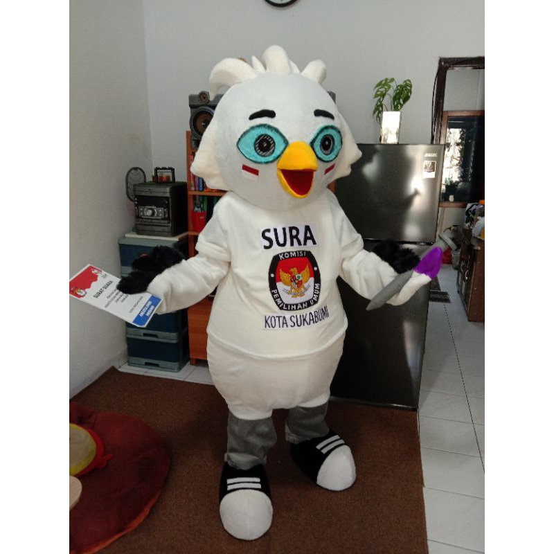 Jual maskot pemilu 2024 sura & sulu (PO) | Shopee Indonesia