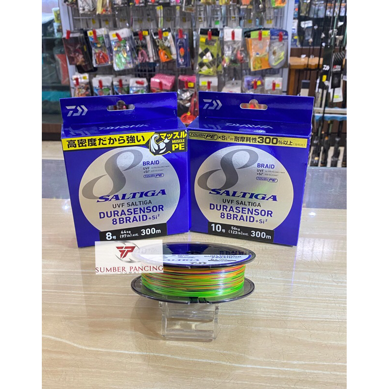 Jual PE DAIWA SALTIGA DURASENSOR 8 braid Si 2 300meter Made in Japan ...