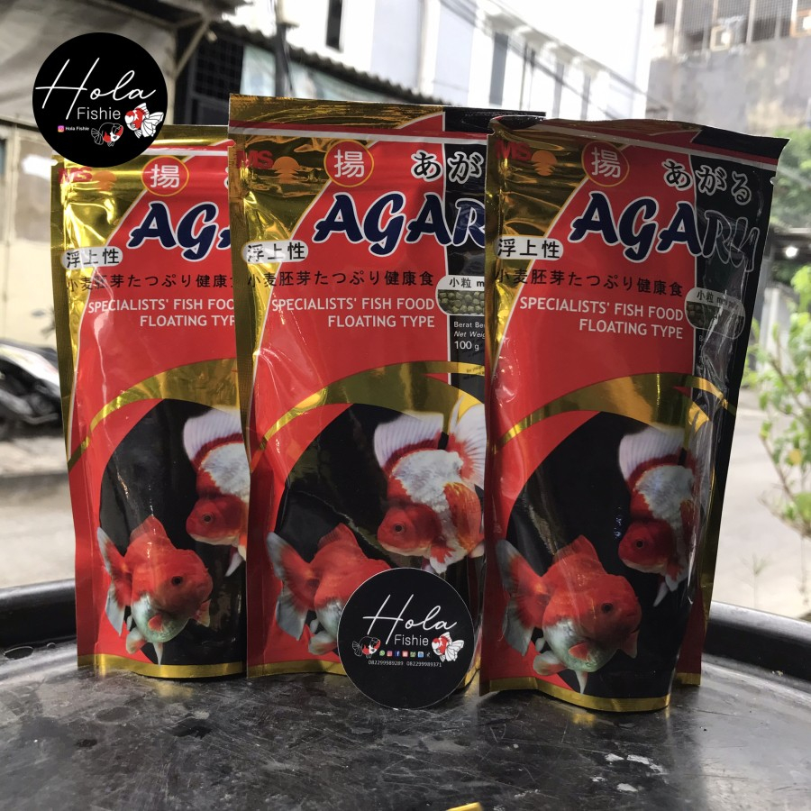 Jual AGARU FLOATING 100gr / MAKANAN IKAN MAS KOKI MAKANAN GOLDFISH ...