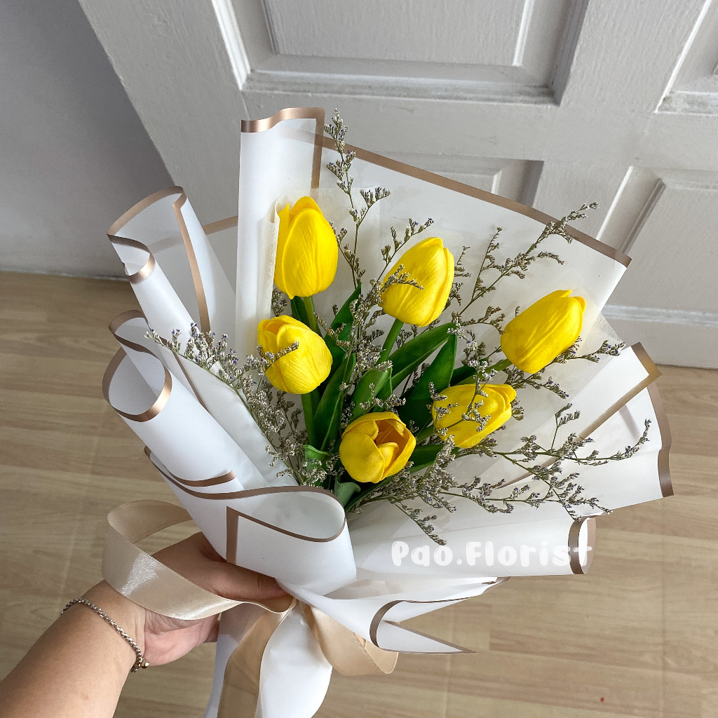 Jual PAO FLORIST 6 Tulips (READY STOCK) / Tulip Artificial / Bunga ...