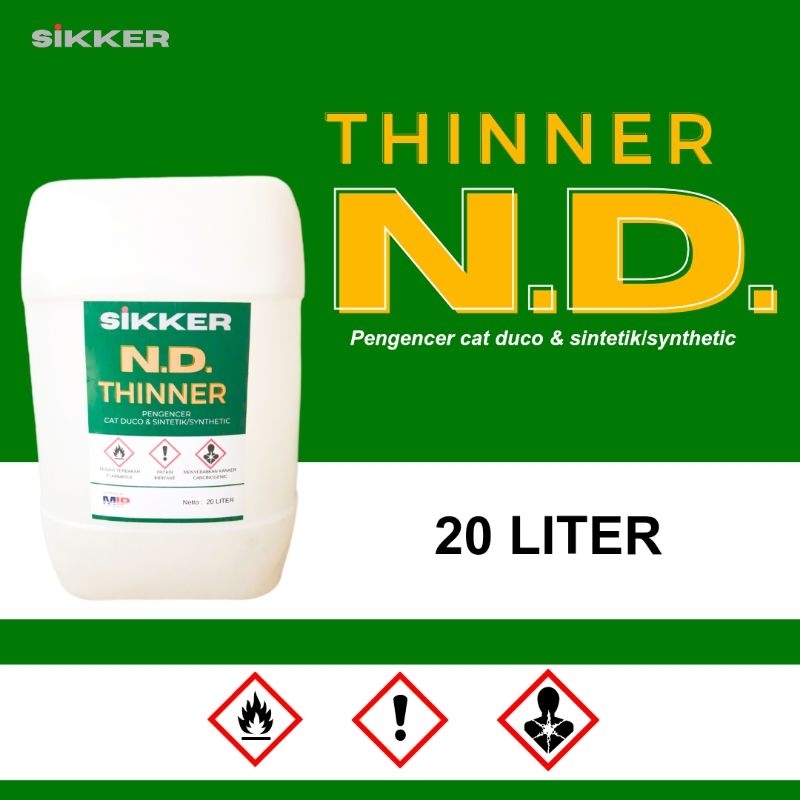 Jual thinner ND - Thiner ND super 20 liter dan 5 liter | Shopee Indonesia