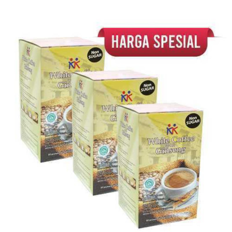 Jual KK White Coffee with Ginseng | Shopee Indonesia