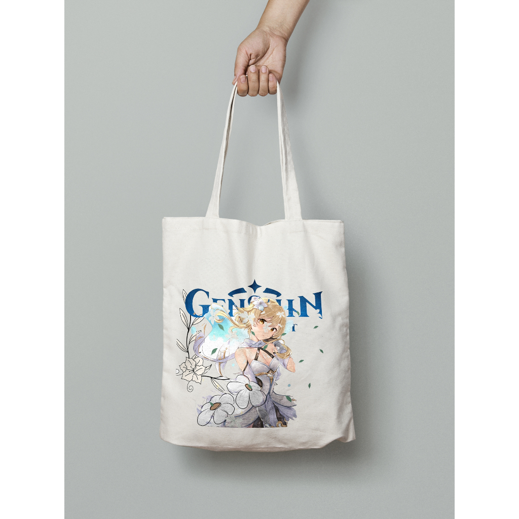 Jual TOTEBAG CANVAS GENSHIN IMPACT / Totebag Anime genshin impact/ Tas ...