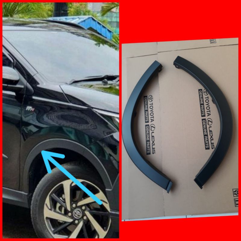 Jual OVER FENDER TOYOTA RUSH DAIHATSU TERIOS ORIGINAL DEPAN | Shopee ...