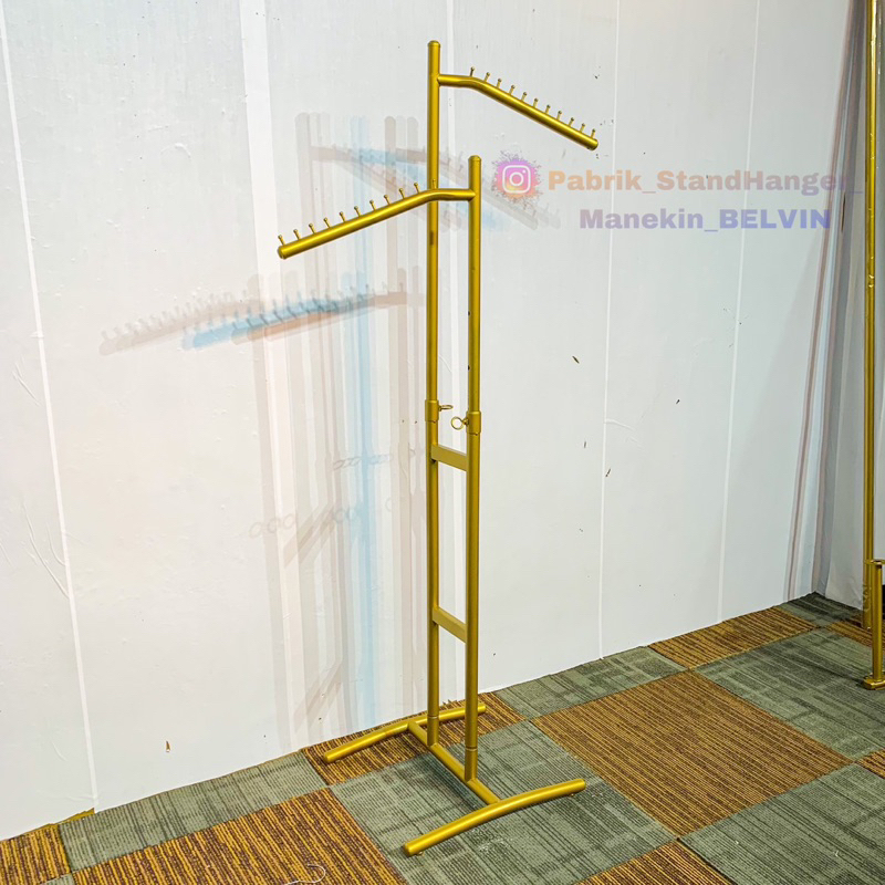 Jual StandHanger 2 Arah Seruling | Pipa Bulat 140 CM | Display Baju ...