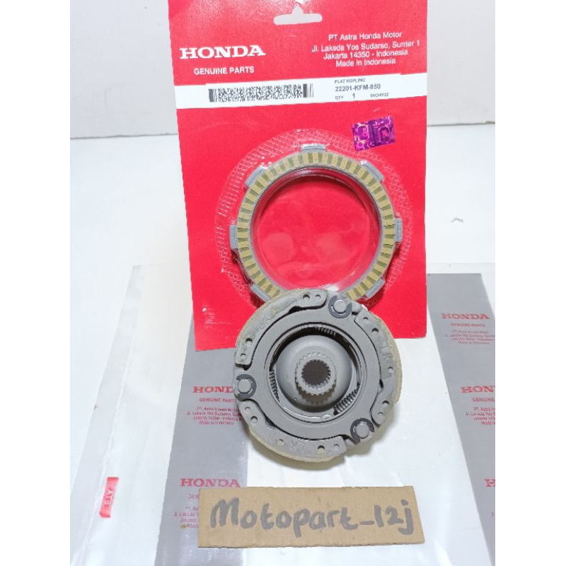 Jual Kampas Ganda Assy plus Kampas Plat Kopling (KFL) Honda Supra fit new Revo lama Legenda asli ...