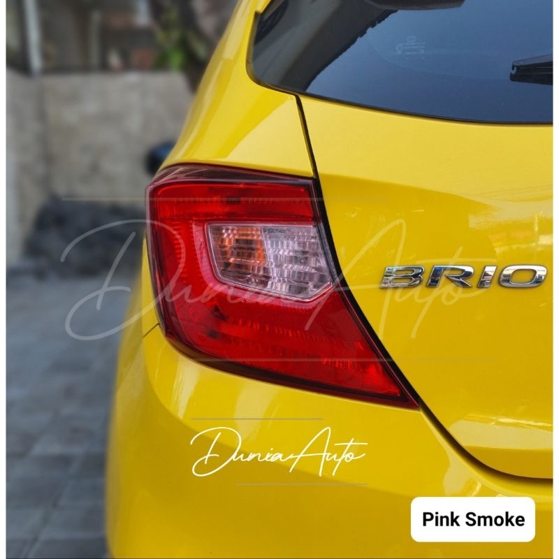 Jual Stiker Smoke Lampu Belakang Tail Light Aksesoris Brio Gen 2 2018 ...