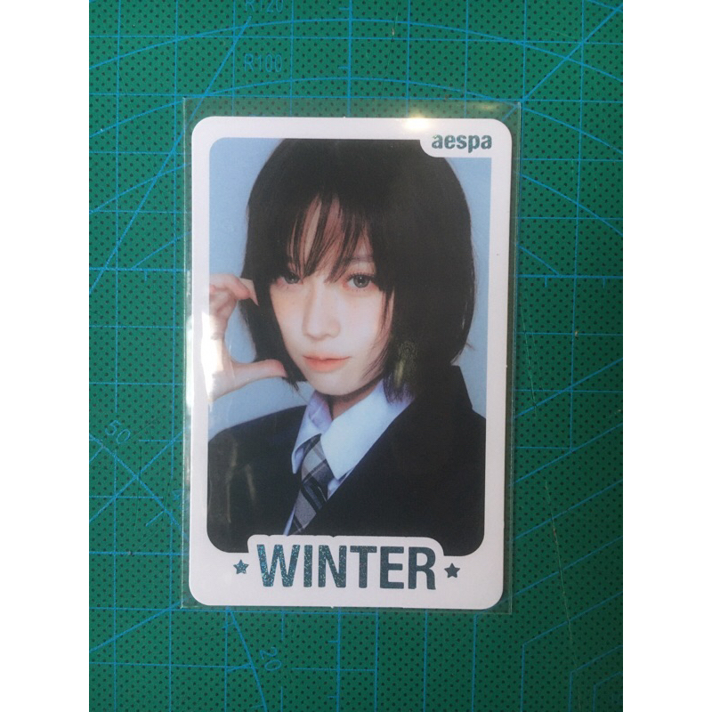 Jual [READY STOCK OFFICIAL] Photocard PC aespa MY WORLD Karina Giselle Winter Ningning tabloid ...