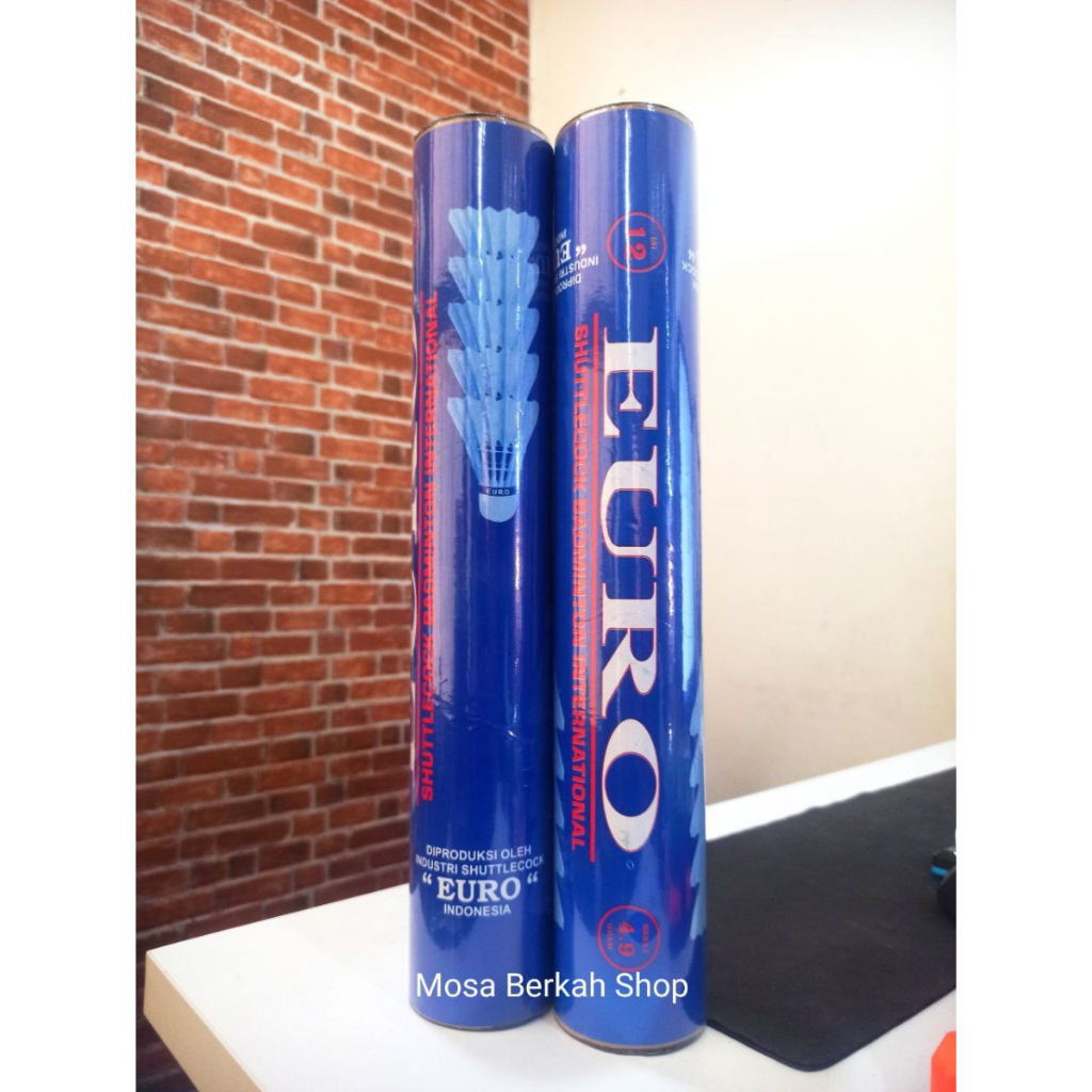 Jual Shuttlecock Euro Biru Kok Euro Berkualitas Awet dan Stabil ...