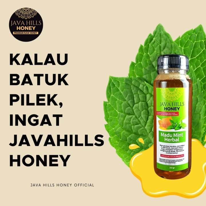 Jual Madu Mint Herbal Java Hill Spesialis Batuk Pilek dan Gangguan ...