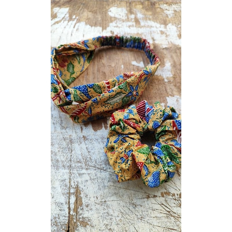Jual Bando Batik Ikat Rambut Batik Scrunchie Batik Bandana | Shopee ...