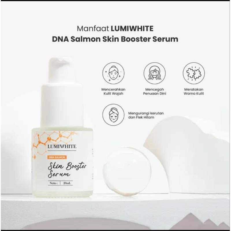 Jual DNA Salmon LUMIWHITE Skin Booster Serum 20ml | Shopee Indonesia