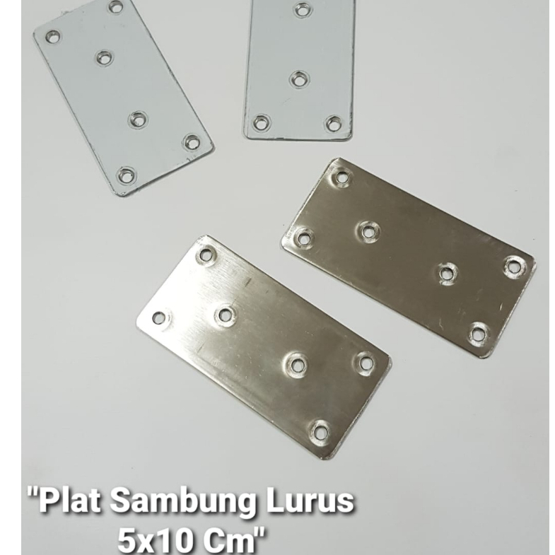 Jual Plat Sambung Lurus 6 Lubang 5 X 10 CM Siku Sambungan Connector ...