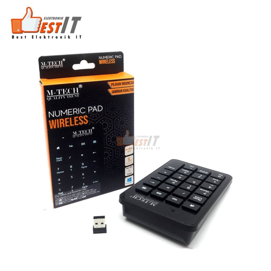 Jual Keyboard M-Tech Keypad Angka Numerik Kasir Wireless | Shopee Indonesia