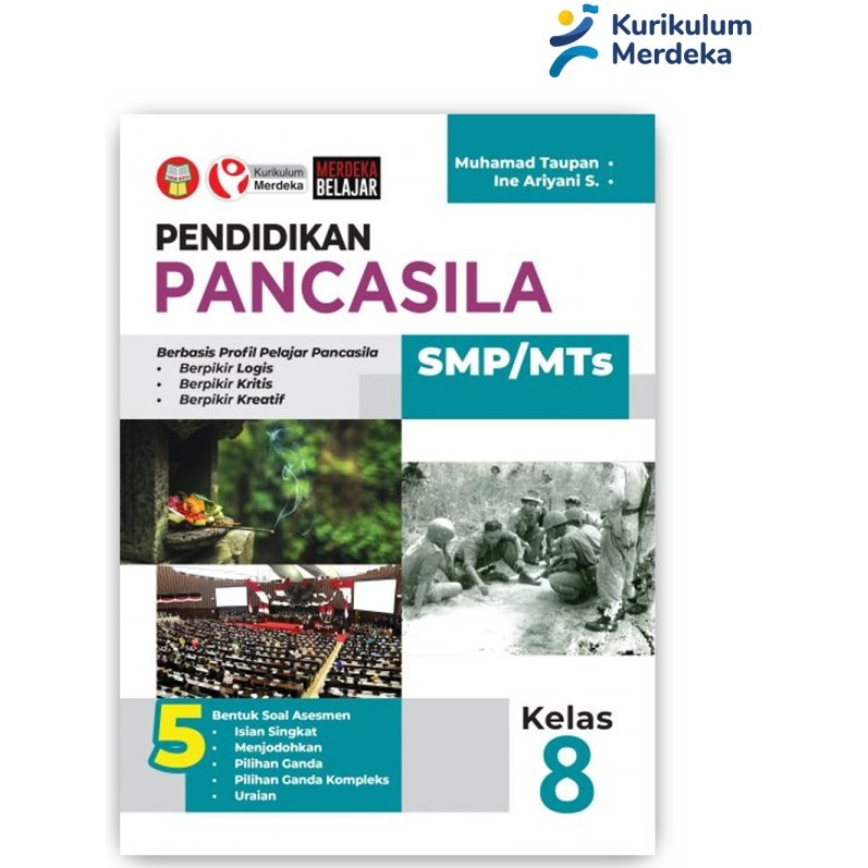 Jual BUKU PENDIDIKAN PANCASILA UNTUK SMP/MTs KELAS 8 KUR.MERDEKA - YRAMA WIDYA | Shopee Indonesia