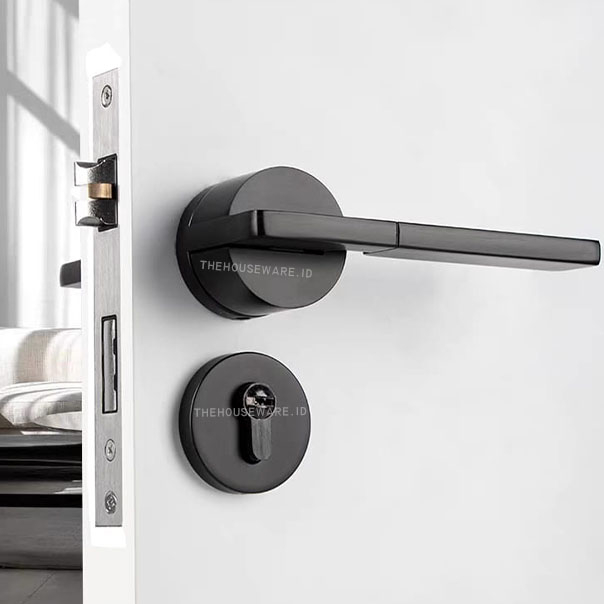 Jual Gagang Pintu Gaya Eropa / Kunci Handle Lock Door Bedroom Living ...