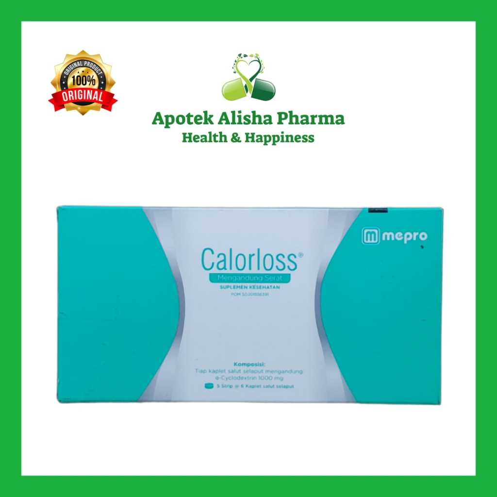Jual Calorloss Tablet (Strip 6tablet) - Calorlos 1000mg Suplemen Serat ...
