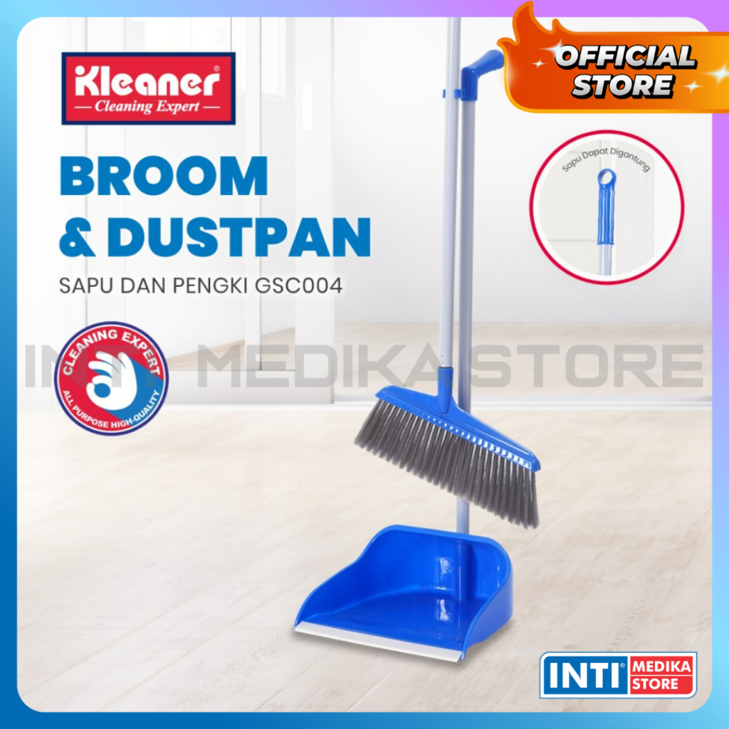Jual KLEANER - Sapu Lantai dan Pengki | Broom Set Dustpan | Shopee ...