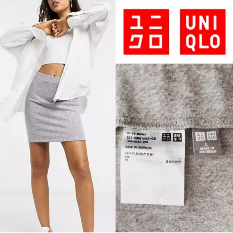 Jual Rok Uniqlo Abu | Shopee Indonesia
