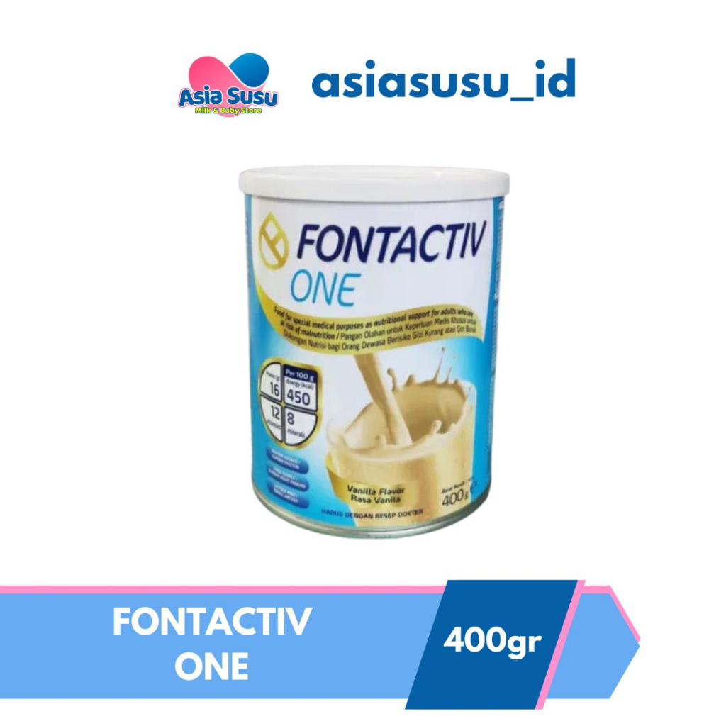 Jual Fontactiv One 400 gram / SACHET 30GR Vanila (Susu Tinggi Kalori ...