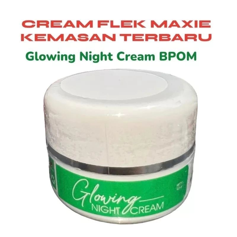 Jual GLOWING NIGHT CREAM MAXIE | Shopee Indonesia
