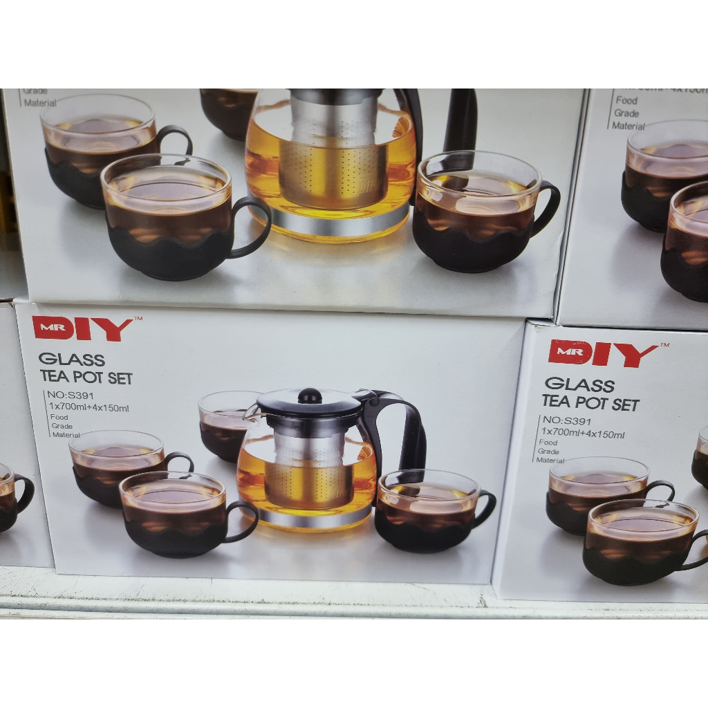 Jual JASTIP MR. DIY - Glass Teapot Set | Shopee Indonesia