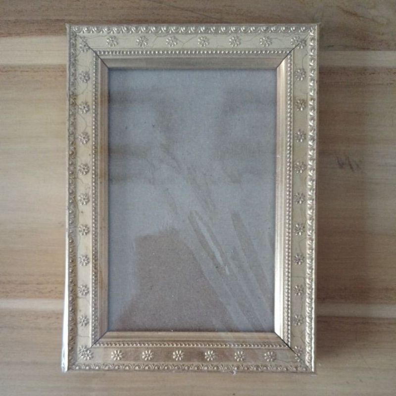 Jual Pigura Foto Bingkai Frame 4r Mahogany gold | Shopee Indonesia