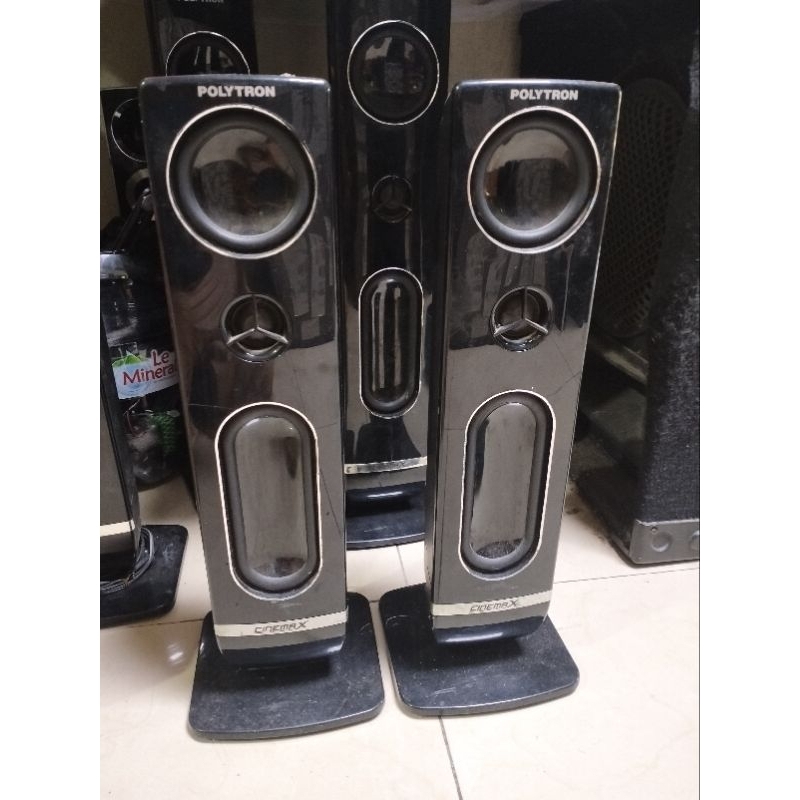 Jual SPEAKER TOWER PASIF BEKAS TV POLYTRON 24 inchi | Shopee Indonesia